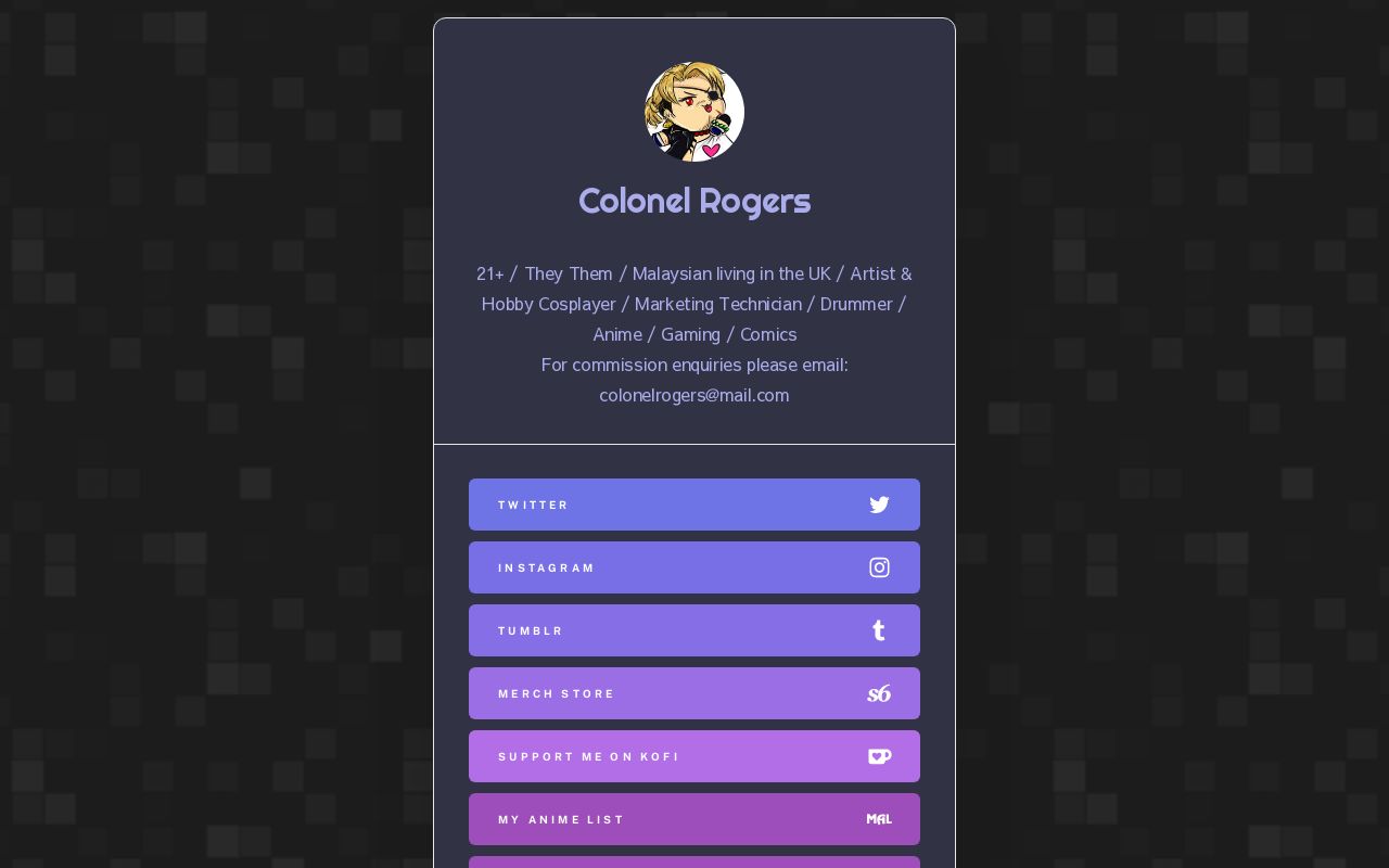 Colonel Rogers Info